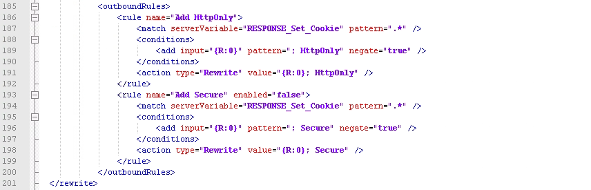 IIS - 会话cookie中缺少HttpOnly属性_iis具有缺失、不一致或矛盾属性的cookie-CSDN博客