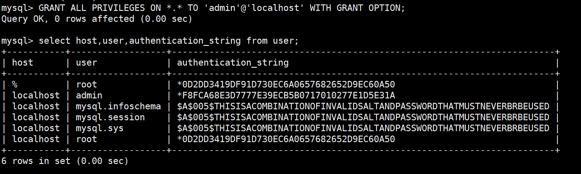 MySQL 用户管理和权限管理_mysql管理员权限-CSDN博客