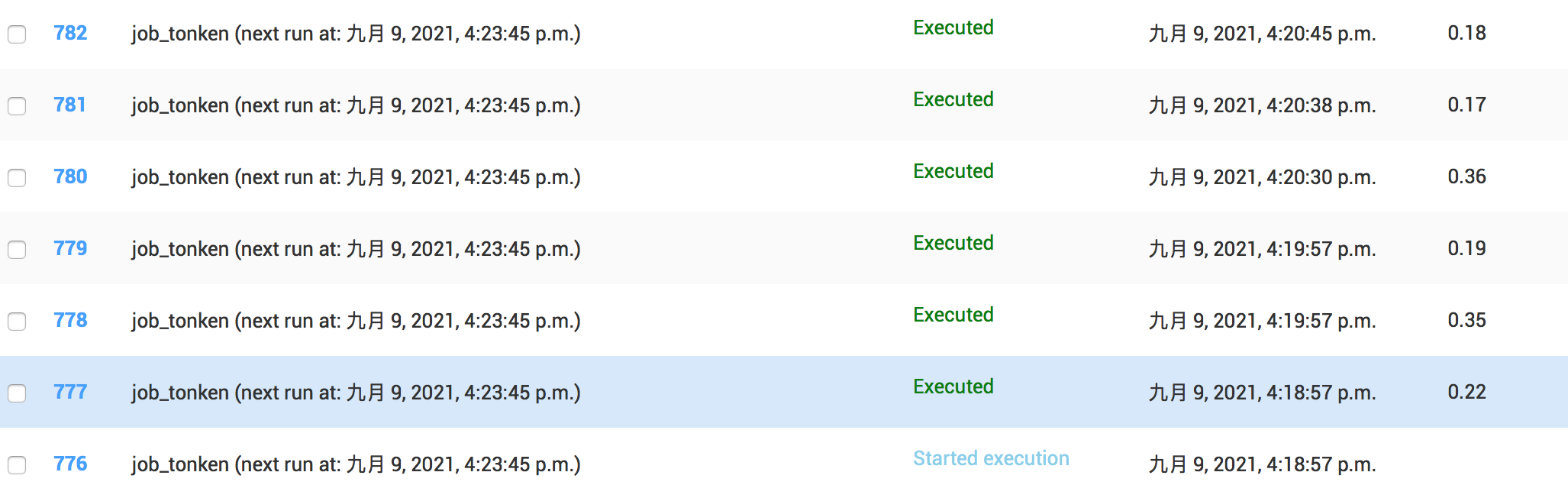 Django has only one task when using scheduler in the single process, but there will be multiple ...
