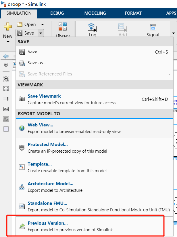 Matlab/Simulink怎么输出低版本仿真文件？_matlab怎么导出2013的版本-CSDN博客