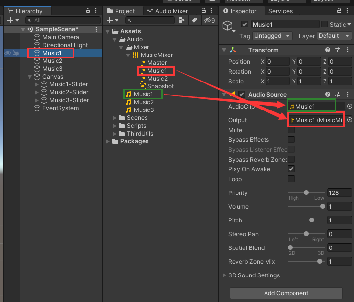 Unity 声音播放控制：Audio Mixer_audiomixer_无忧菇凉的博客-CSDN博客