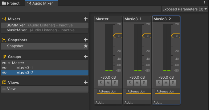 Unity 声音播放控制：Audio Mixer_audiomixer_无忧菇凉的博客-CSDN博客