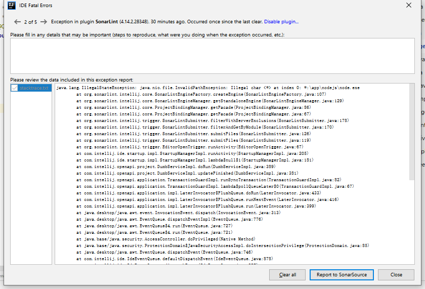Idea+Sonarlint无法使用问题_idea打开sonarlint报错-CSDN博客