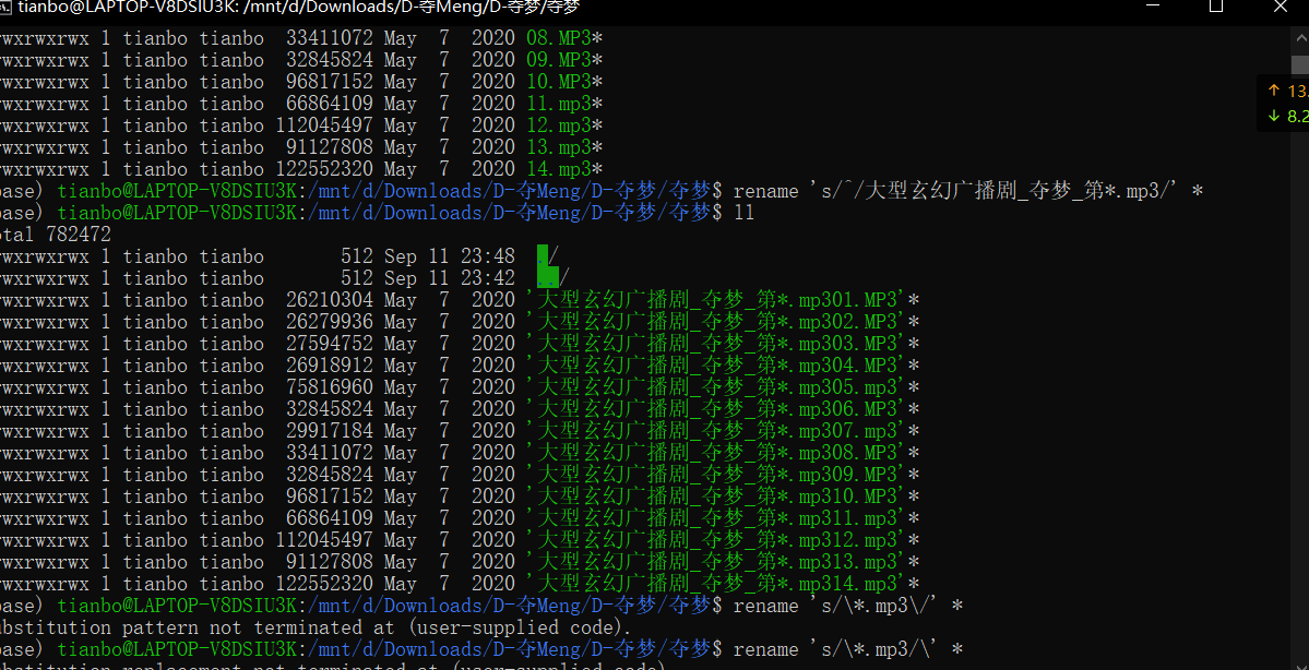 linux下rename用法--批量重命名_linux rename用法-CSDN博客