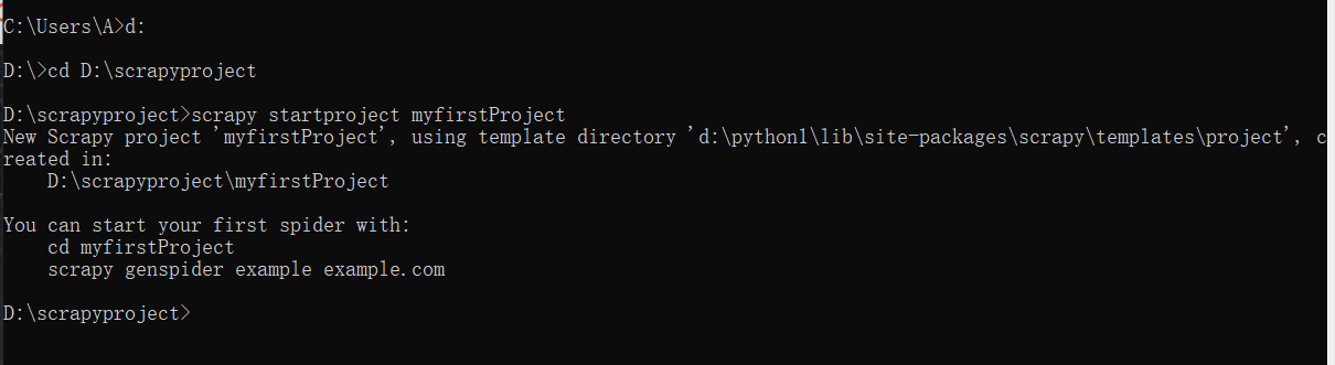 创建scrapy项目，运行，保存数据的详细过程_scrapy创建项目-CSDN博客