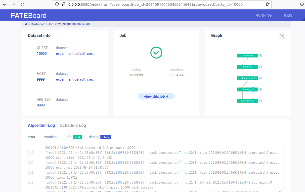 FATE官方实战1_connection refused, please check if the fate flow -CSDN博客