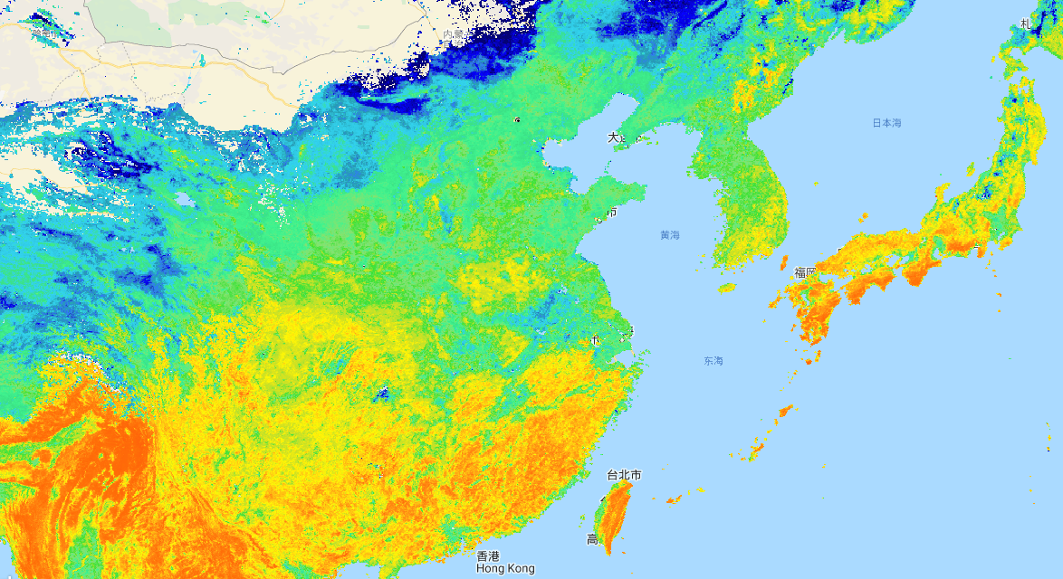 Google Earth Engine ——GCOM-C 进行长期和持续的全球叶面积指数数据集（JAXA/GCOM-C/L3/LAND/LAI ...