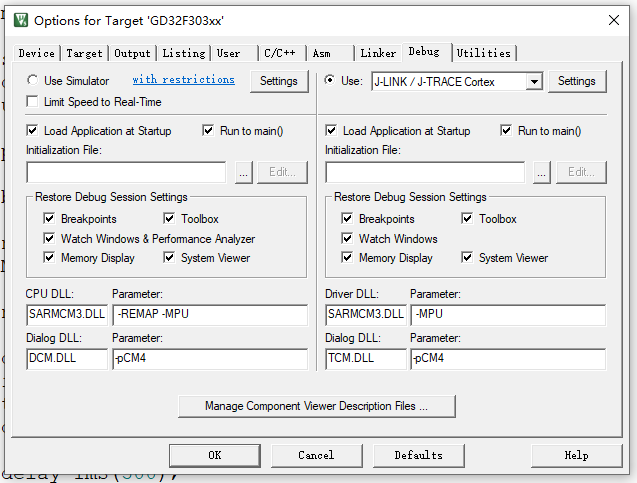 Keil：J-link ERROR: Debugger tries to select target interface JTAG._***jlink error: debugger ...