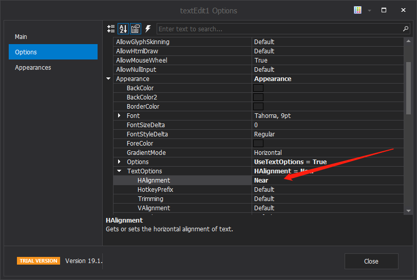 DevExpress组件TextEdit控件内容靠右显示_dev标签右边显示-CSDN博客