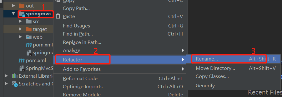 IDEA中子module重命名后仍显示原来的名字_idea修改项目名称后后面显示前面还是旧的-CSDN博客