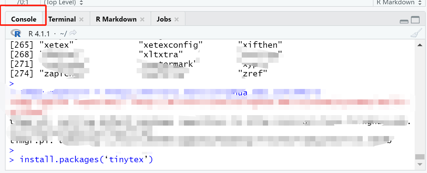 R studio输入PDF时报错：xelatex.exe did not succeed.从而失败的一种解决方案_无法执行命令 : xelatex.exe -synctex=1 ...