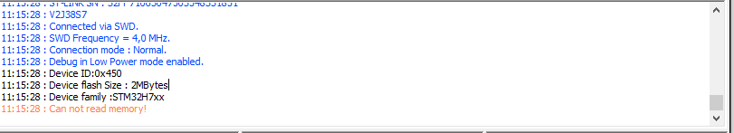 STM32，读保护解锁_stlink v2 连接时 failed to read memory-CSDN博客