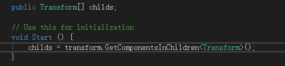 Unity获取物体下的子物体只获取子物体unity只选择子物体 Csdn博客
