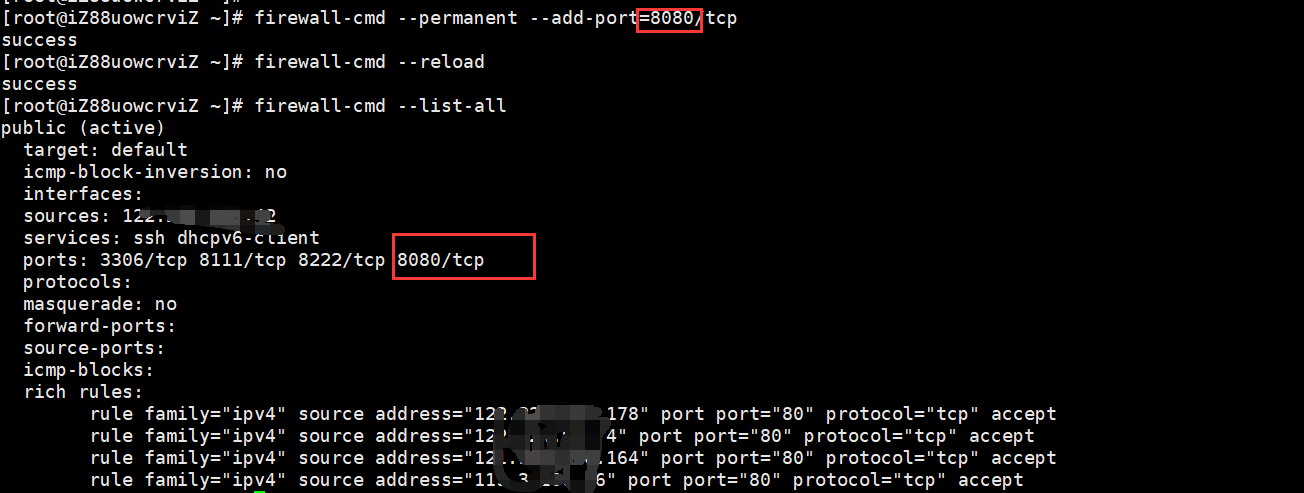 centos7 firewalld ip与端口白名单配置等，开放端口与ip白名单_firewall-cmd 白名单-CSDN博客
