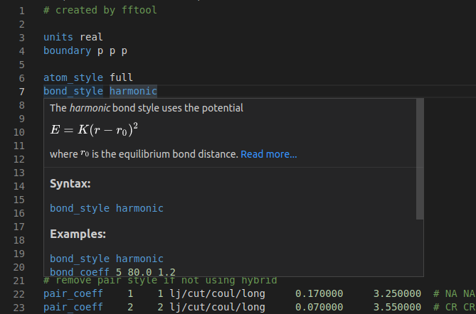 vscode 中的 Lammps Syntax Highlighting 插件_vscode lammps-CSDN博客