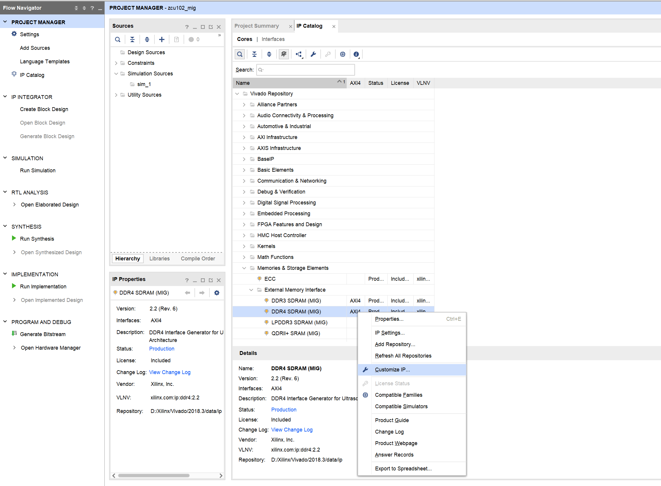 FPGA series: the first project on the ZCU102 development board (MIG ...