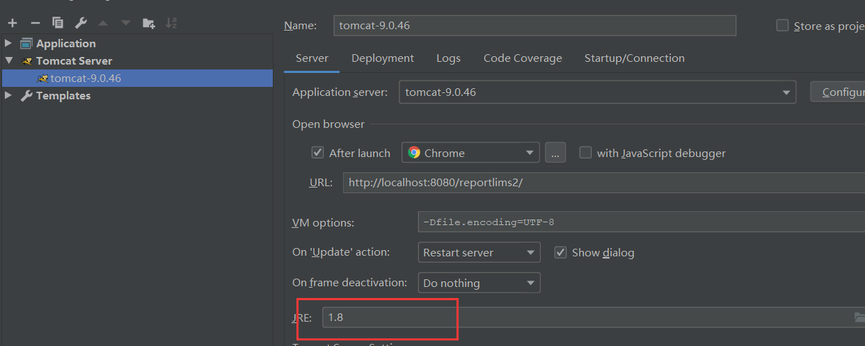 Application Server was not connected before run configuration stop, reason: Unable to ping ...