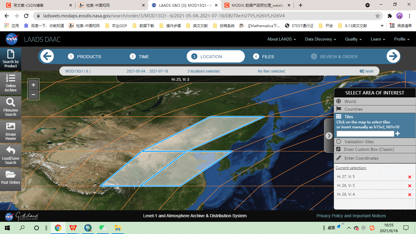 MODIS数据的下载和处理_level-3 叶绿素 modis 数据处理-CSDN博客