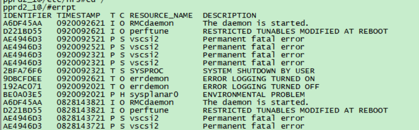 AIX之系统简单排错（巡检可用）_aix巡检 链路-CSDN博客