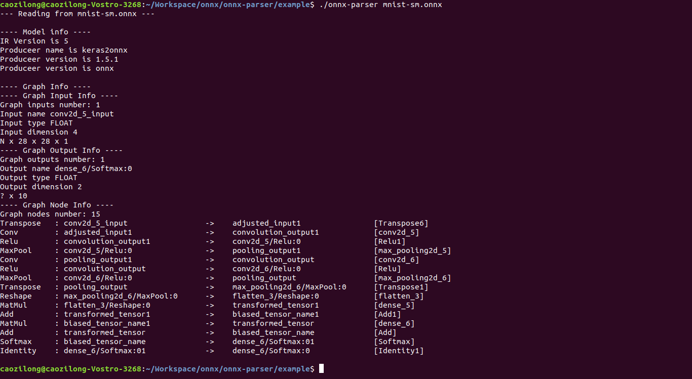ONNX模型解析推理工具onnx-parser使用记录_onnxparser-CSDN博客