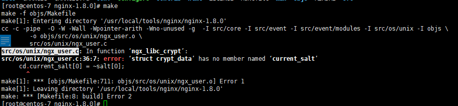 编译nginx时几种常见错误_make: *** [makefile:8: build] error 2-CSDN博客