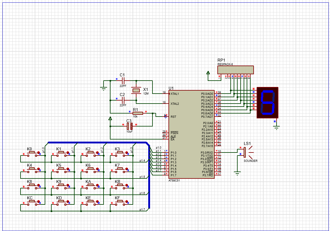 数码管显示4×4键盘矩阵按键_数码管显示4x4矩阵键盘按键号实验报告-CSDN博客