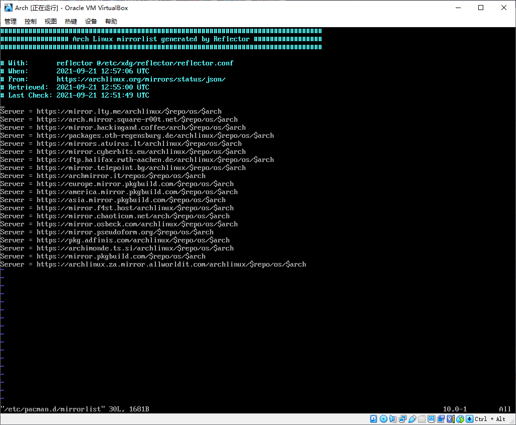 【虚拟机】Arch Linux 安装教程(UEFI+GPT)_archlinx选择分区表格式为gpt-CSDN博客