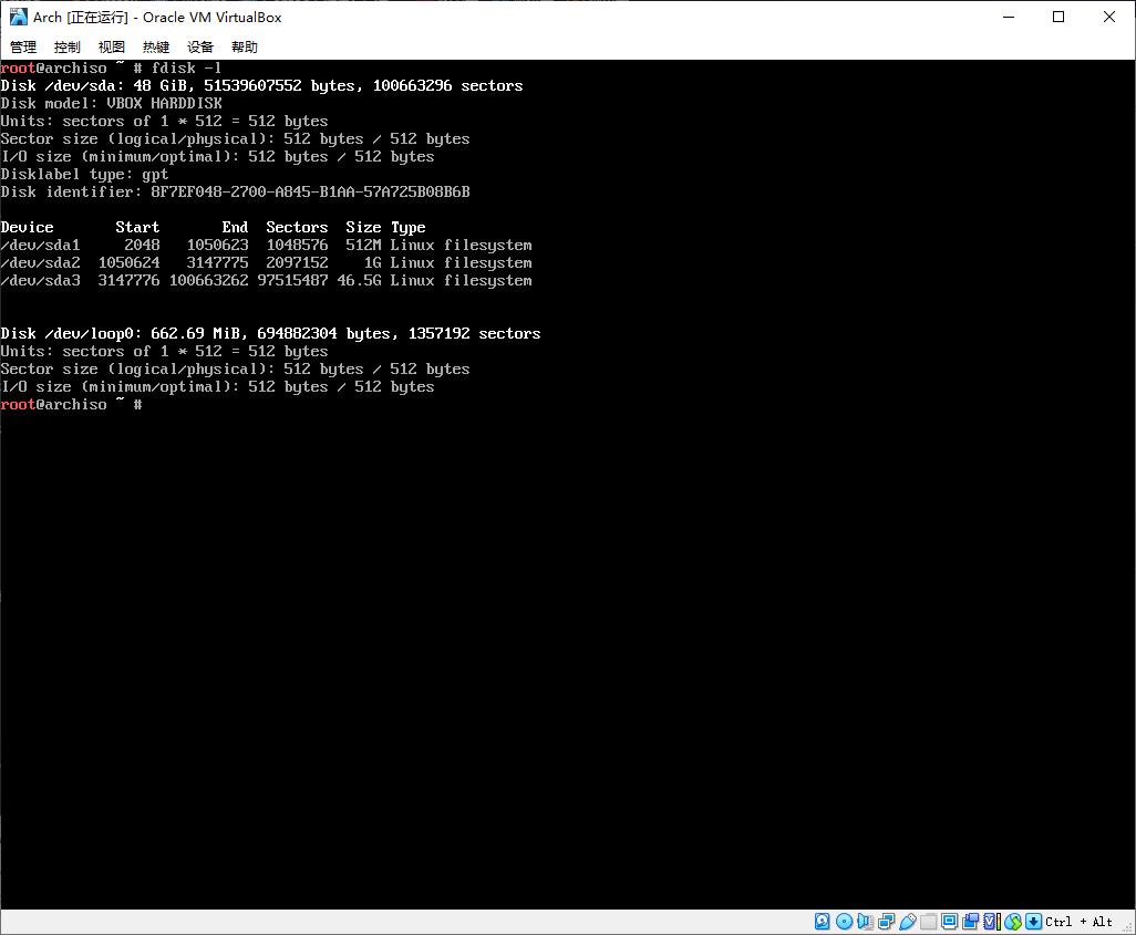 【虚拟机】Arch Linux 安装教程(UEFI+GPT)_archlinx选择分区表格式为gpt-CSDN博客