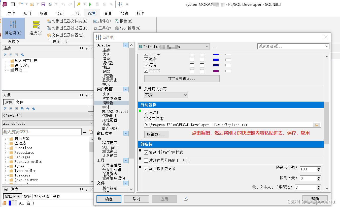 Plsql Developer14中文版,记住登录密码和常用快捷方式plsql记住密码怎么设置 Csdn博客