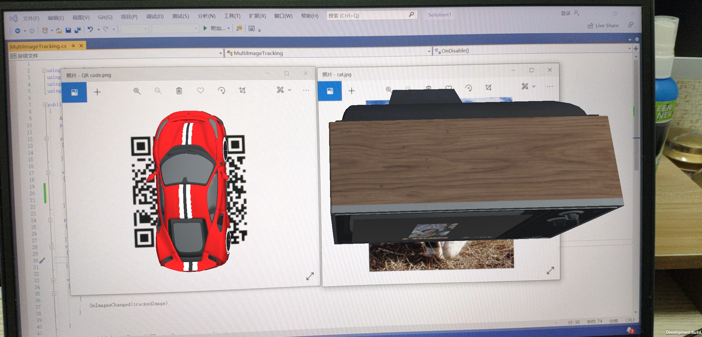 AR Foundation（2），扫码显示两个模型_xrreferenceimagelibrary-CSDN博客