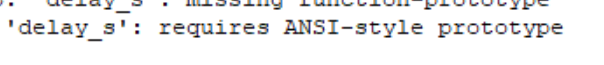 Keil报错 requires ANSI-style prototype-CSDN博客