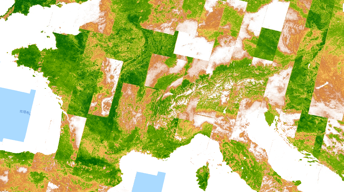 Google Earth Engine ——Landsat 5 TM合成影像8天/32天/年际归一化植被指数（NDVI）指数数据集 ...