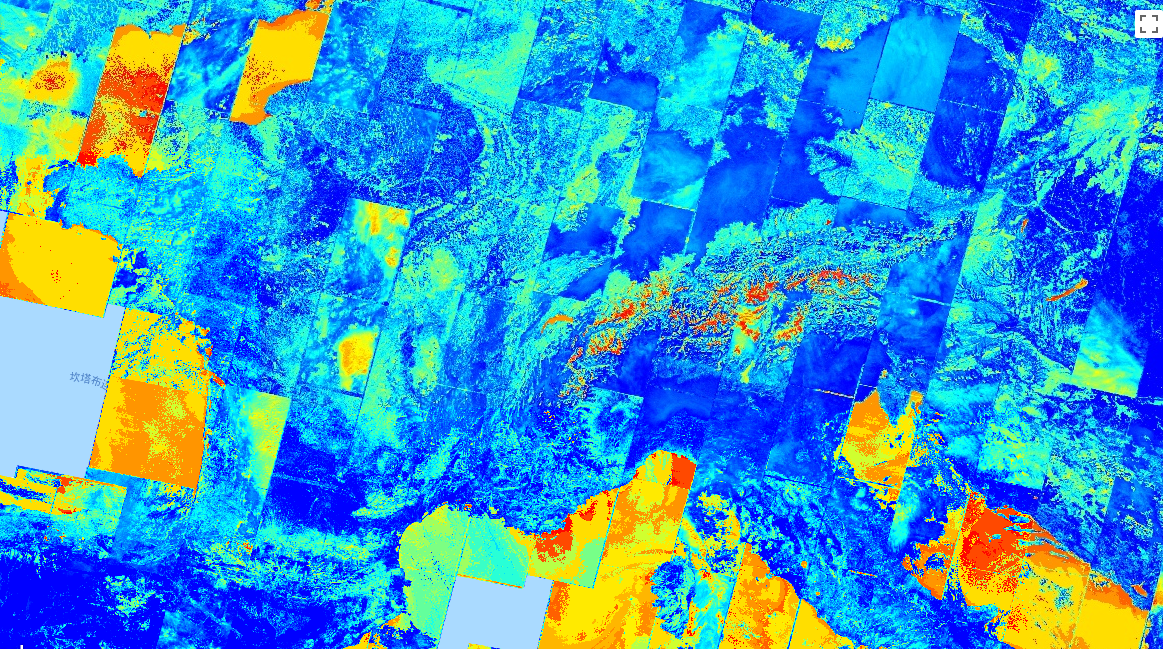 Google Earth Engine ——Landsat 5 TM合成影像8天/32天/年际归一化植被指数（NDWI）指数数据集_usgs ...