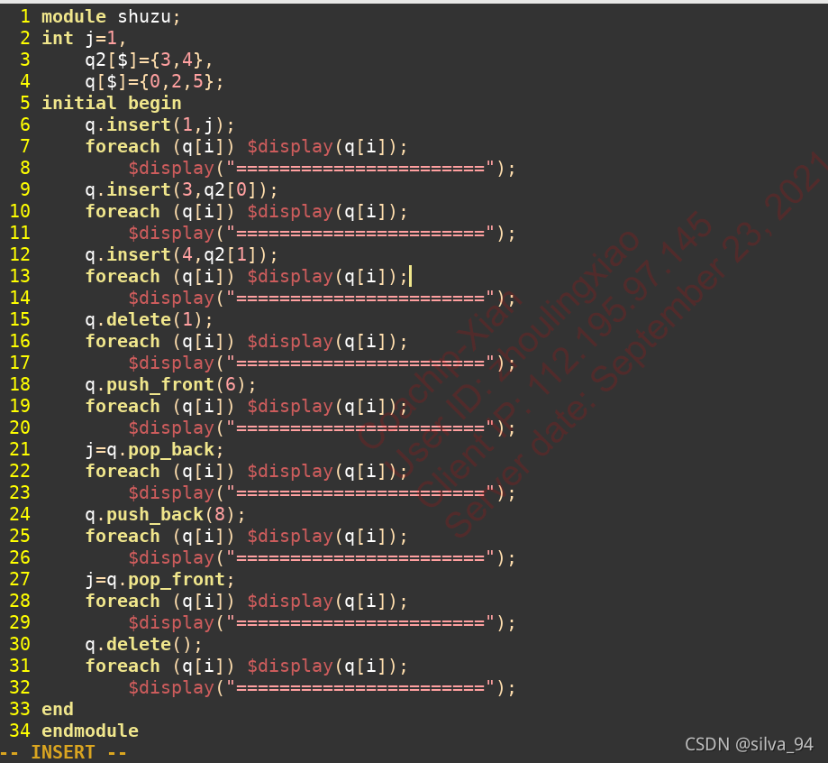 System Verilog基础知识总结与复习数组、队列、数据结构)systemverilog基础silva94的博客 Csdn博客