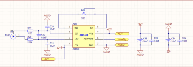 先放大再滤波，还是先滤波再放大-仪表放大器-AD620_ad620滤波-CSDN博客