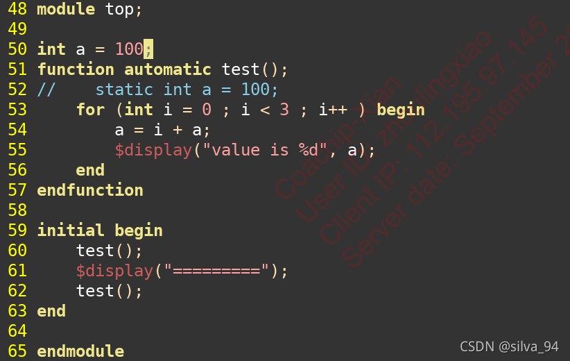 System Verilog基础知识总结与复习(过程块与子程序)silva94的博客 Csdn博客