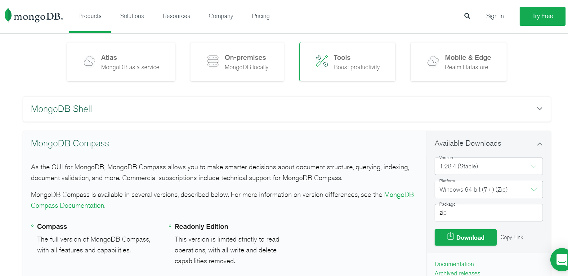 windows10系统的mongodb超详细安装教程，包含mongoDB服务的安装、可视化工具MogonDB Compass的安装_windos mongodb可视化工具安装教程-CSDN博客