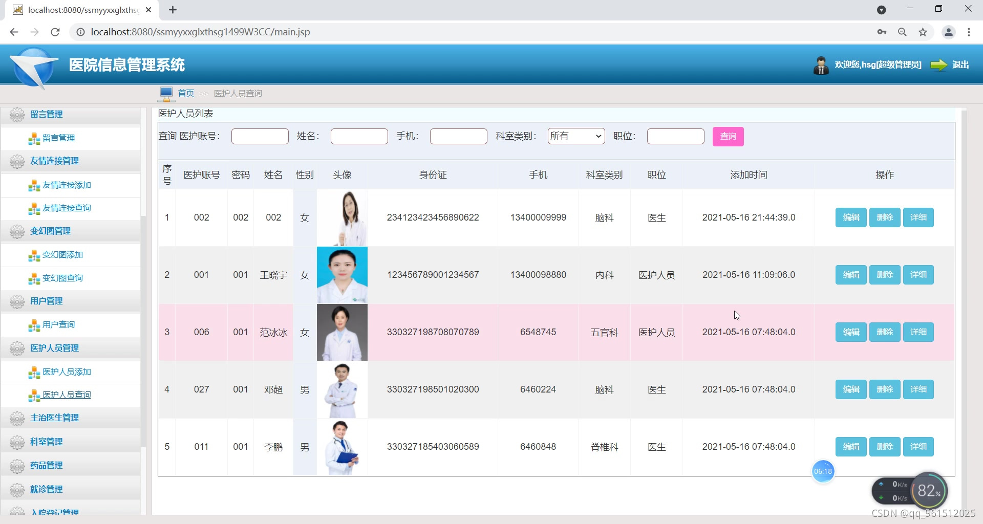 Ssm医院信息管理系统毕业设计(附源码、运行环境)773788ssm乡镇医院管理系统 Csdn博客