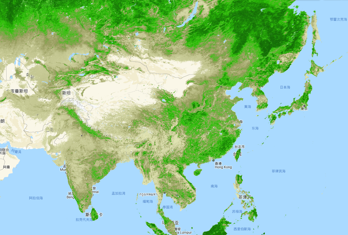 Google Earth Engine ——MODIS叶面积指数Leaf Area Index (LAI) 产品是一个为期4天的综合数据集，500米分辨率数据集_modis数据中叶面积指数单位 ...