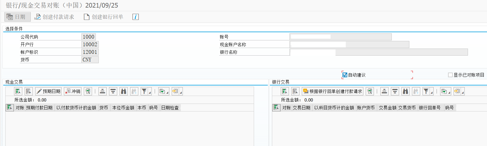 SAP EPIC 银企直连 银行/现金交易对账（中国）_sap银企直连操作手册-CSDN博客