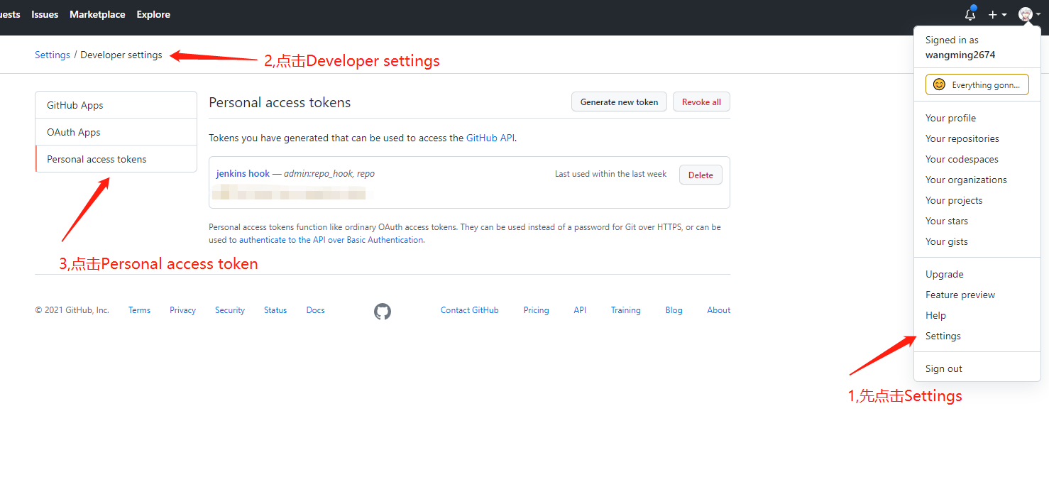 jenkins github账号密码验证方式失效 解决方式_jenkins stderr: remote: support for password authe-CSDN博客