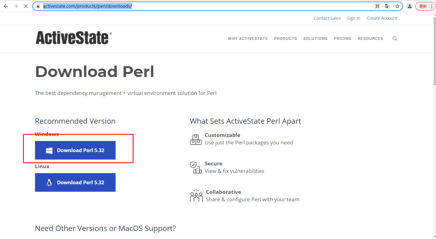 安装 ActiveState Perl-CSDN博客