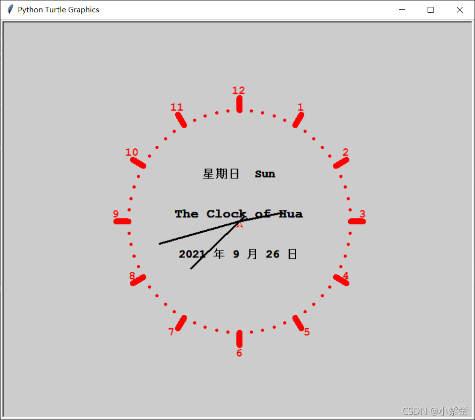 Python制作一个简易时钟(可显示日期,星期)python做一个有实体的时钟 Csdn博客