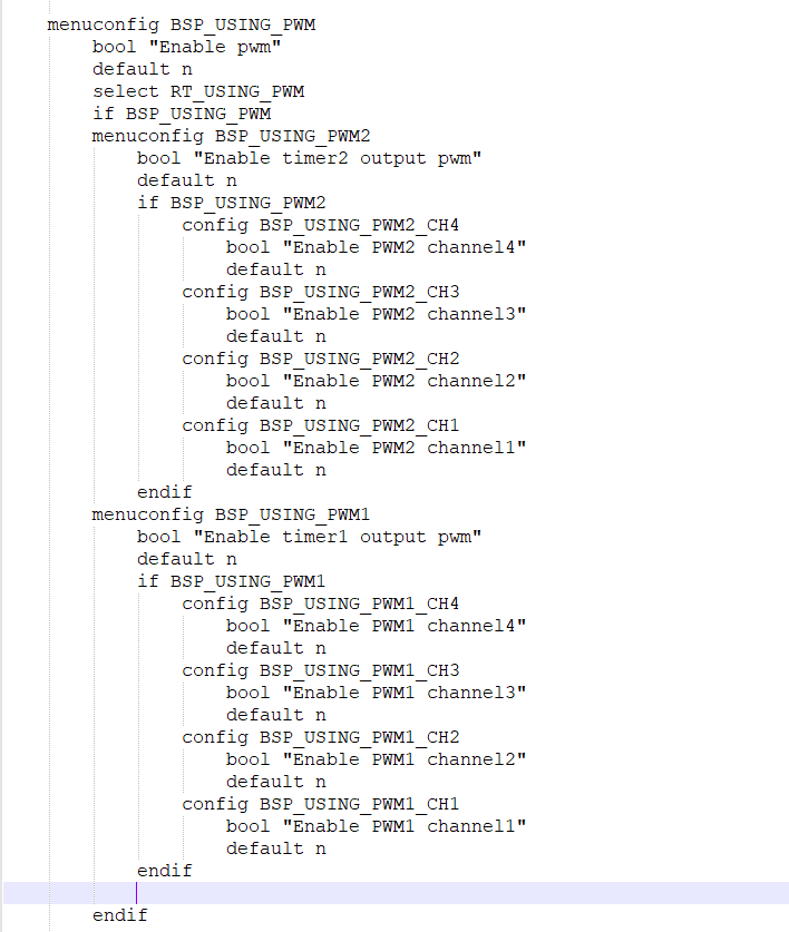 Stm32 Rt Thread 4 使用env工具添加一个pwm Env构建stm32工程 Csdn博客