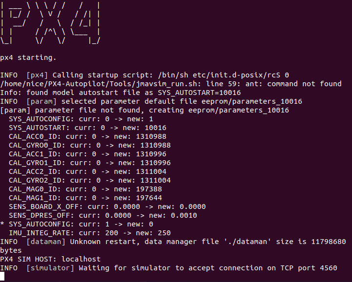 Ubuntu2004配置px4环境启动或编译jmavsim 出现的错误及解决办法info Simulator Waiting For Simulator To Accept C Csdn博客 