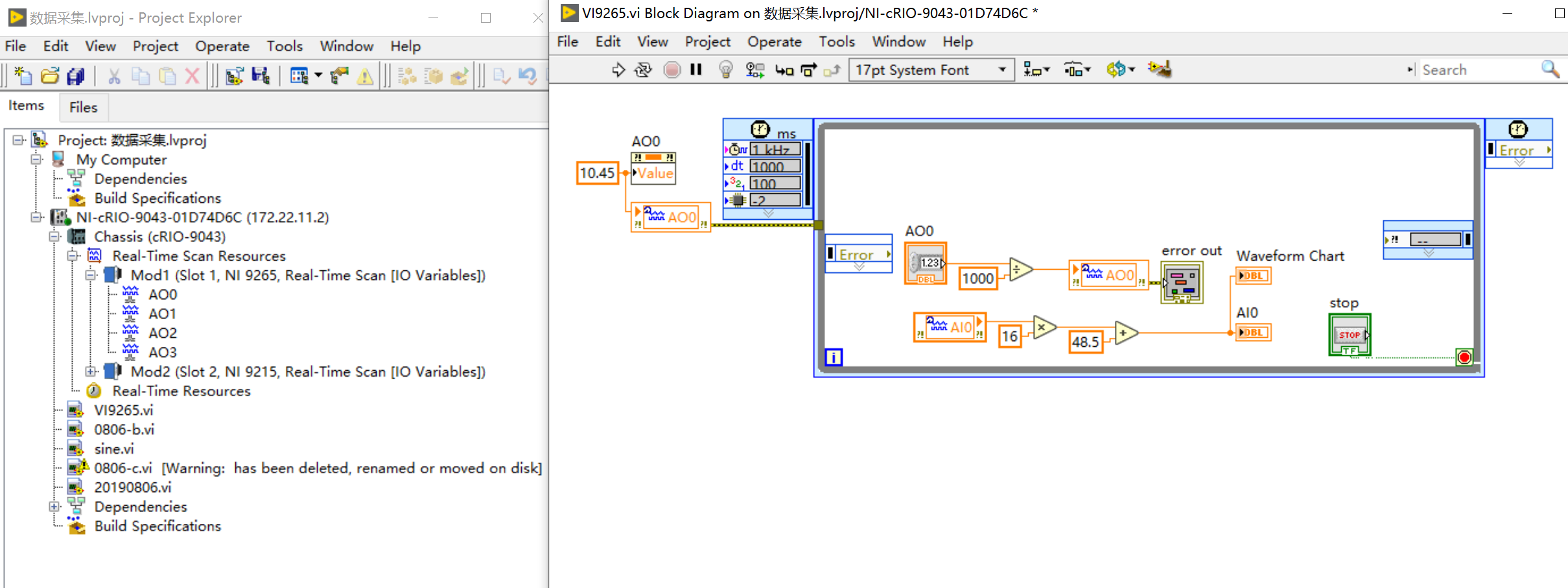 LabVIEW编程LabVIEW控制NI 9265例程与相关资料_ni9265怎么接线-CSDN博客