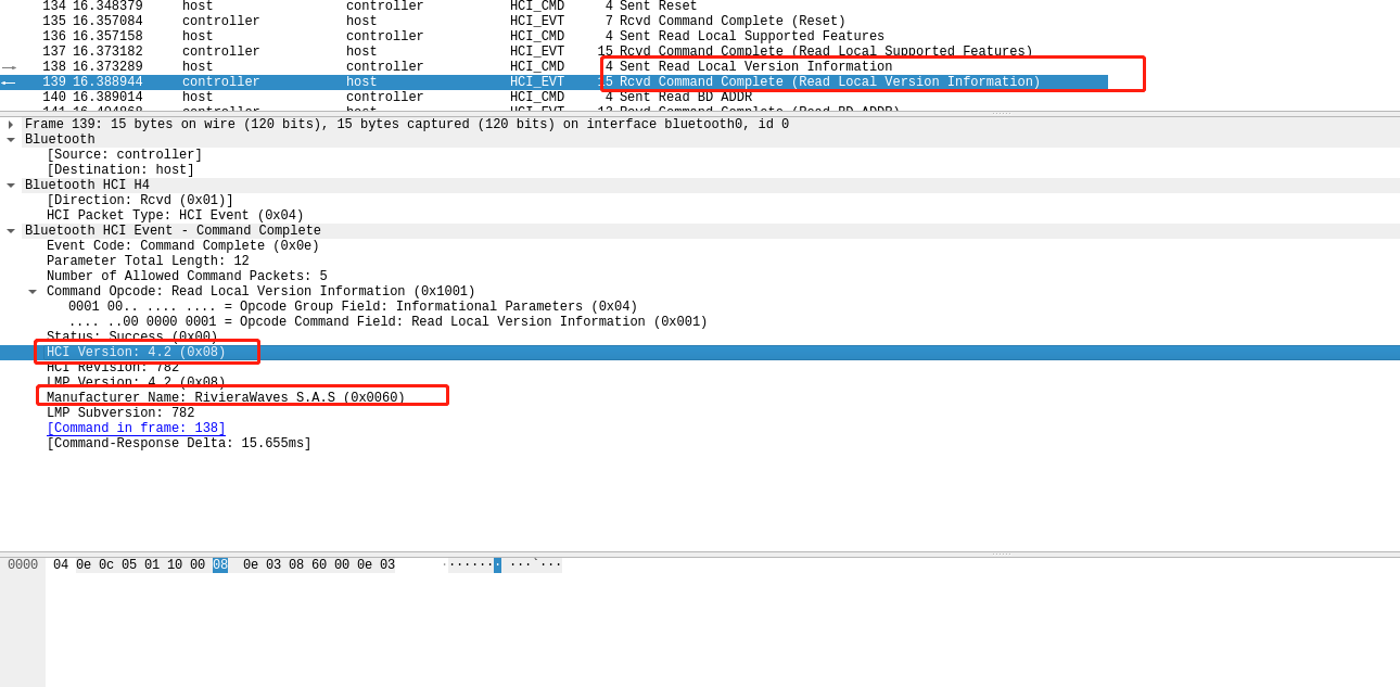 蓝牙协议栈 hci分析初始化_wireshark使用 蓝牙hci-CSDN博客