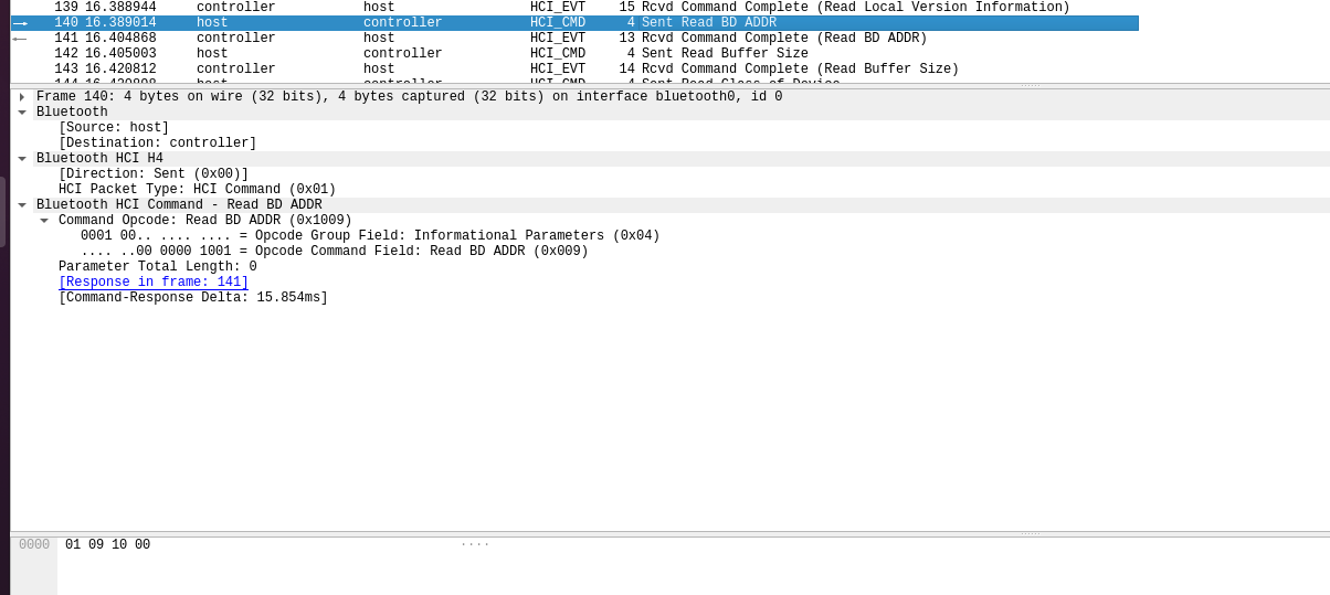 蓝牙协议栈 hci分析初始化_wireshark使用 蓝牙hci-CSDN博客