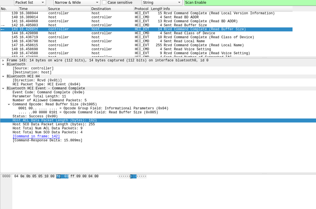 蓝牙协议栈 hci分析初始化_wireshark使用 蓝牙hci-CSDN博客