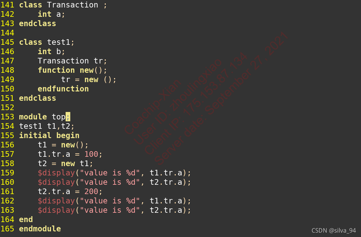 System Verilog基础知识总结与复习(sv中的类)systemverilog 类 Csdn博客